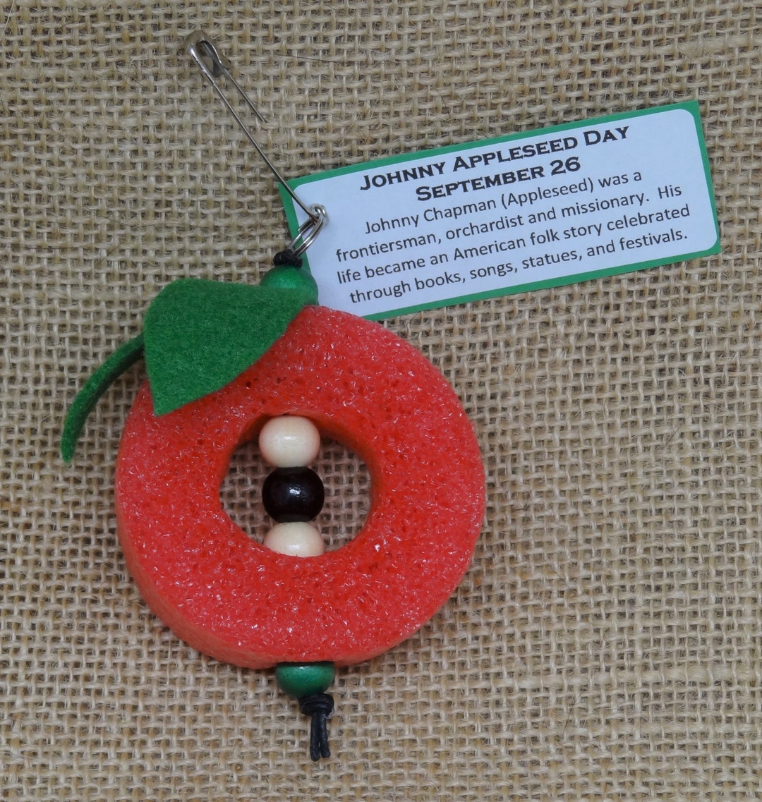 Set of Ten (10) Apple Fall Harvest Johnny Appleseed Scout SWAP or Craft ...