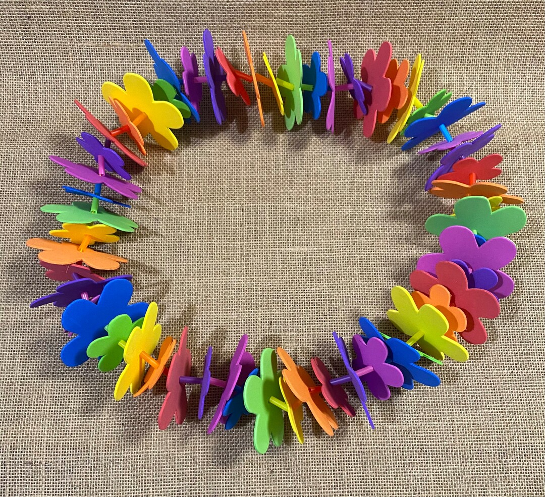 Hawaiian Luau Lei Leis Pool Beach Birthday Party Favors Kids Craft Kits ...