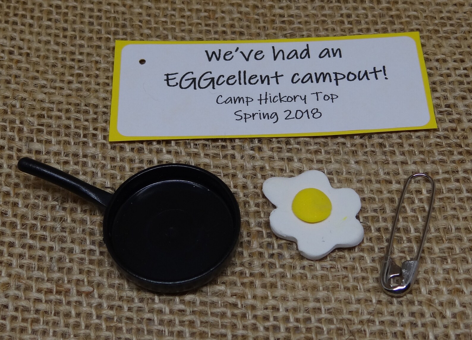 Set of Ten (10) Egg Frying Pan Camping Scout SWAP or Craft Kit - Etsy