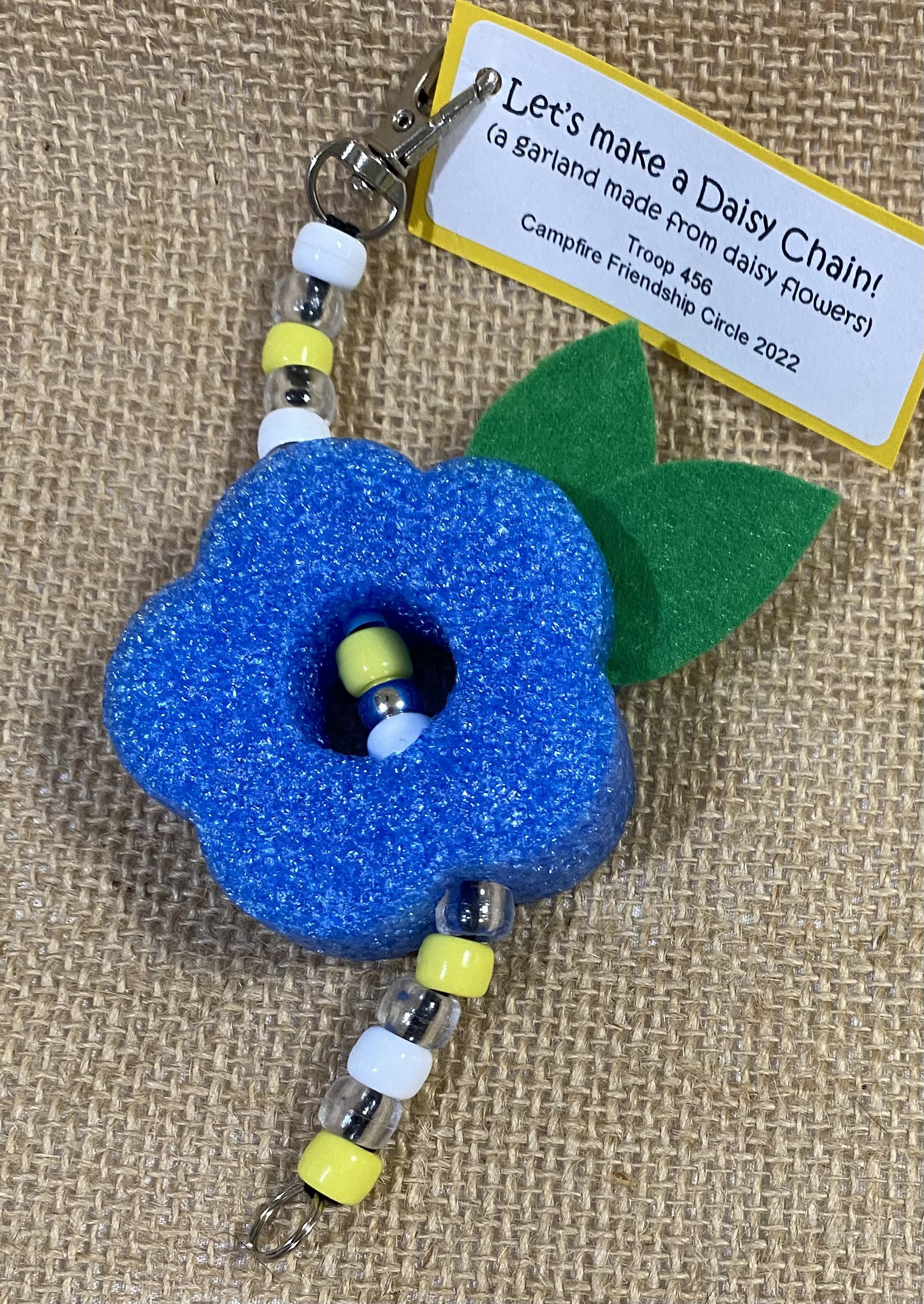 Set of Ten 10 Daisy Key Chain Backpack Clip Bag Bling Flower - Etsy