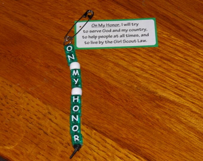 Set of 10 on My Honor Girl Scout Promise SWAP or Craft Kits - Etsy