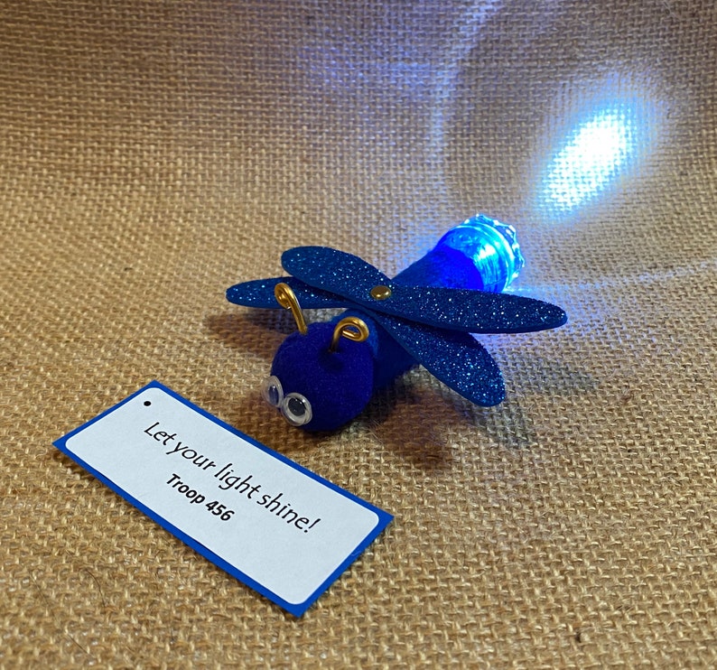 Set of Ten (10) Flashlight Lightning Bug Let Your Light Shine Scout ...