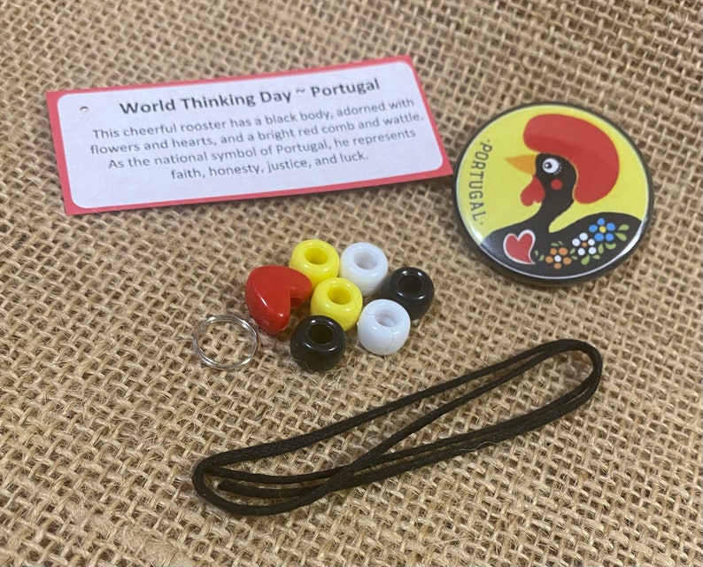 Set of Ten (10) World Thinking Day Portugal Portuguese Rooster Scout ...