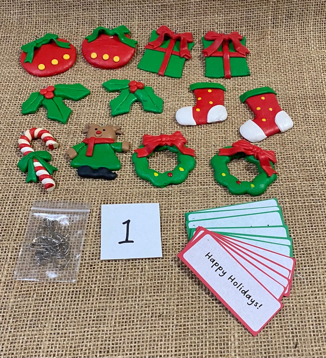 Set of Twelve 12 Ready to Trade Holiday Christmas Scout - Etsy