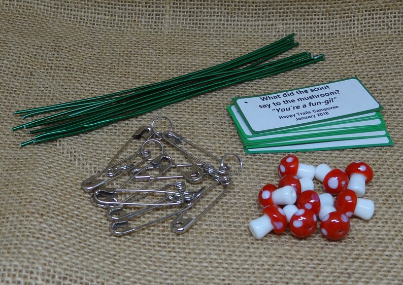 Set of Ten (10) Mushroom Fungi Scout SWAP or Craft Kits - Etsy