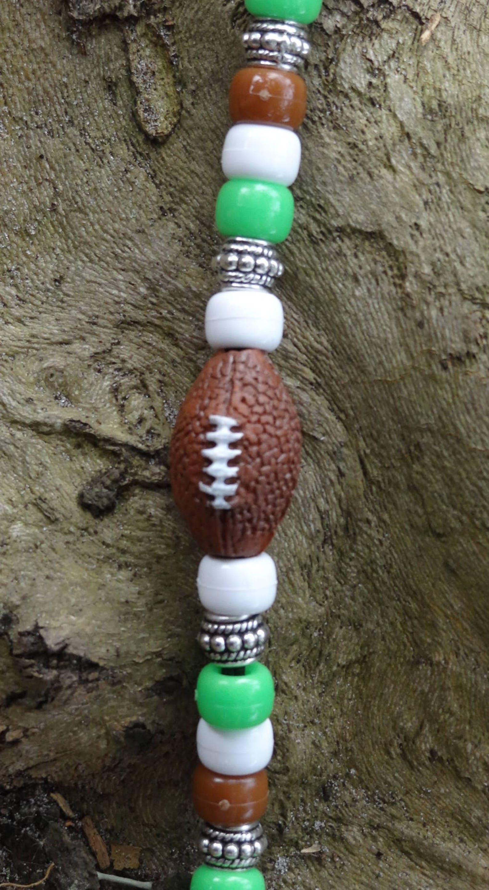 Set of Six 6 Football Key Chain Back Pack Clip Craft Kits - Etsy
