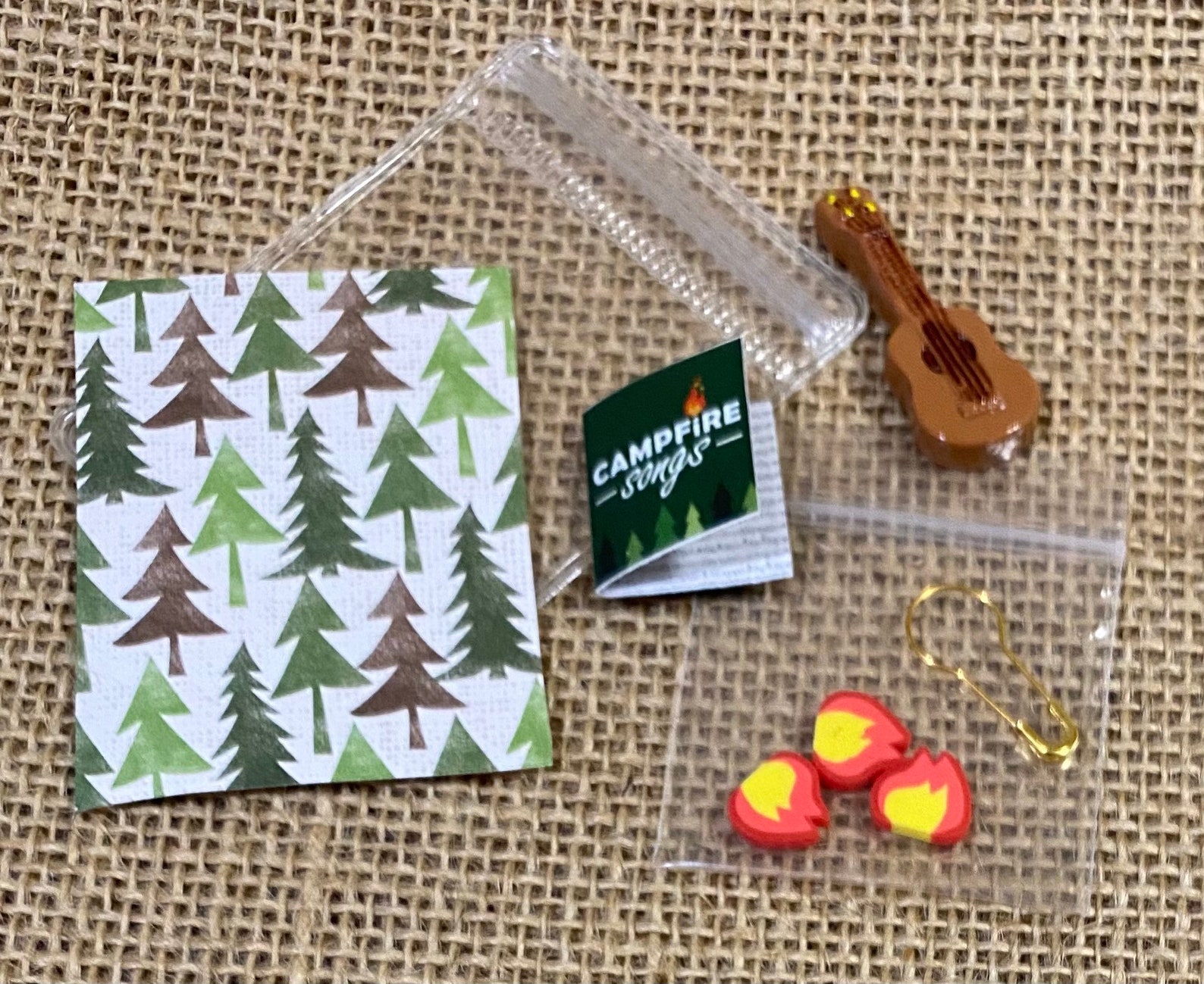 Set of Ten (10) Campfire Circle Sing Along Songs Guitar Forest Trees ...