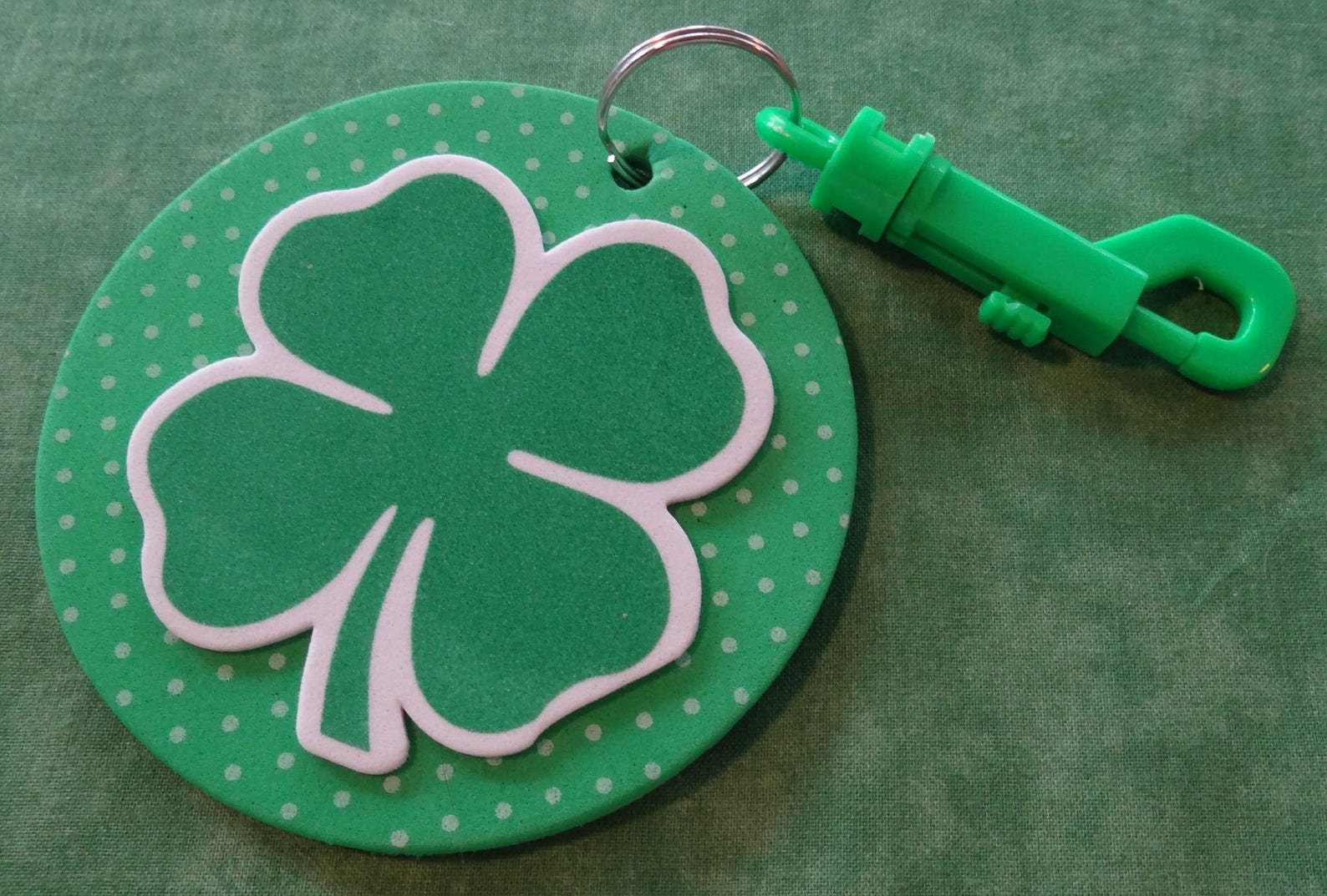 Set of Ten 10 IRELAND Four-leaf Clover Shamrock Key Chain - Etsy