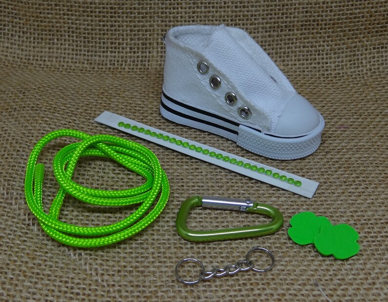 Sneaker Tennis Shoe Back Pack Bling Key Chain Scout Craft Kits - Etsy
