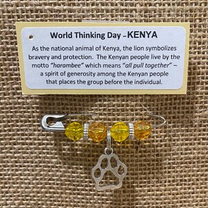 Set of Ten (10) World Thinking Day Kenya Kenyan Lion Harambee Scout ...
