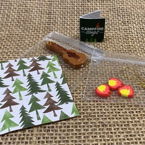 Set of Ten (10) Campfire Circle Sing Along Songs Guitar Forest Trees ...