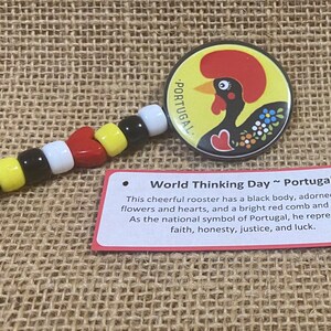 Set of Ten (10) World Thinking Day Portugal Portuguese Rooster Scout ...