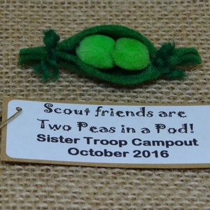 Set of Ten (10) Two Peas in a Pod One of a Kind Scout SWAP or Craft ...