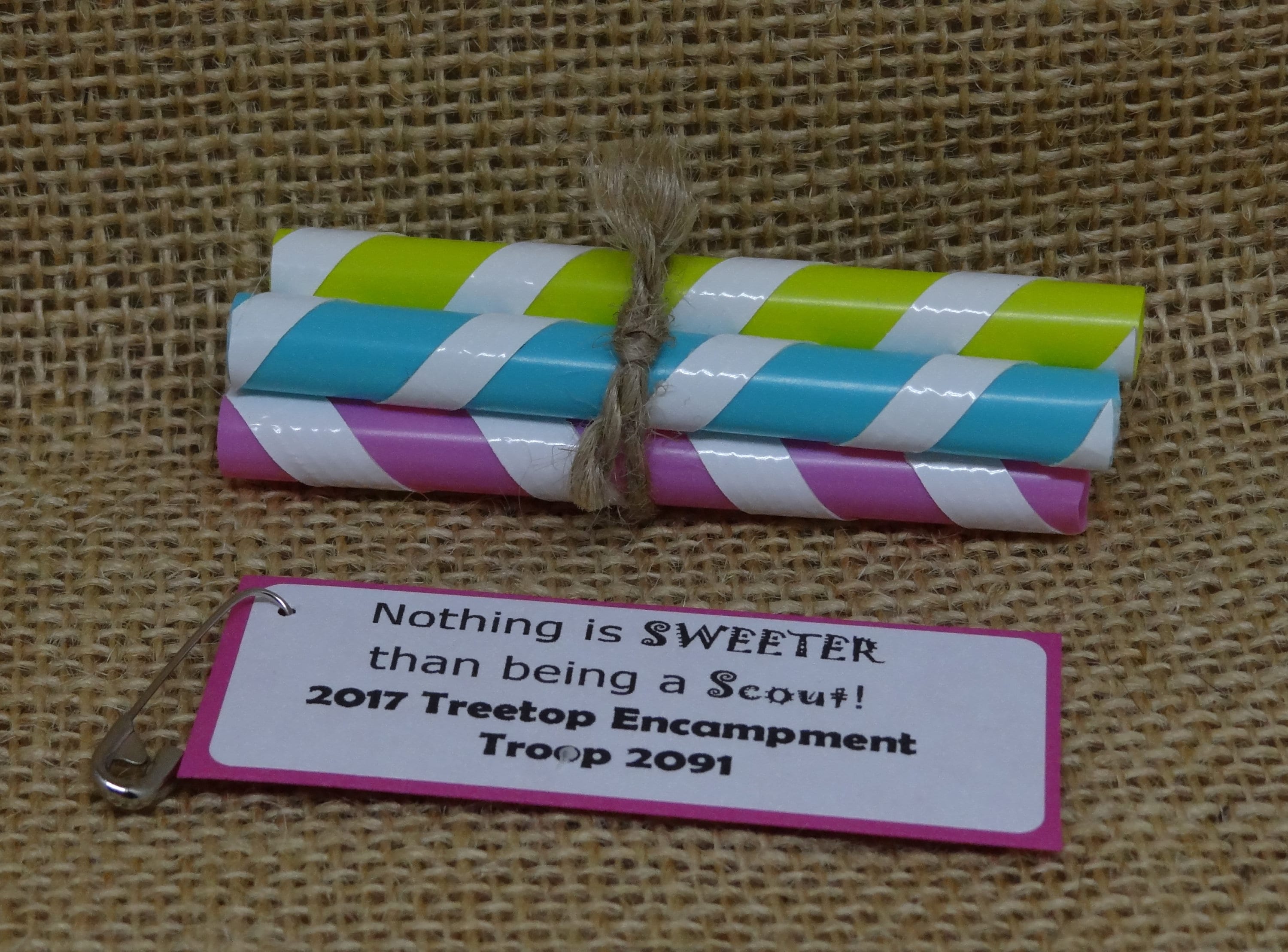 Set of Ten 10 Candy Stick Sweets Scout Swaps or Craft Kits - Etsy