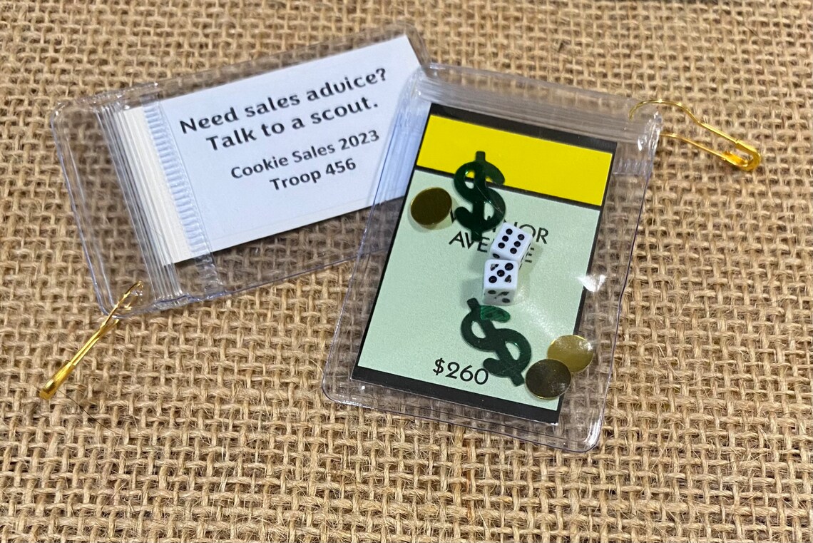 Set of Ten 10 Monopoly Money Management Cookie Sales DIY - Etsy