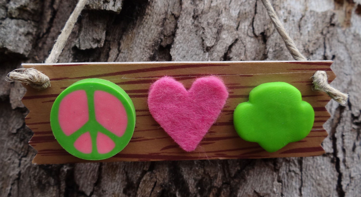 Set of 10 Peace Love & Scouts Camp Sign SWAP or Craft Kits - Etsy