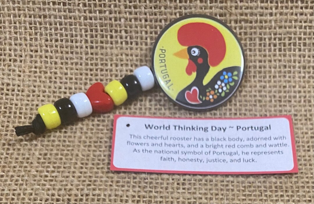 Set of Ten (10) World Thinking Day Portugal Portuguese Rooster Scout ...