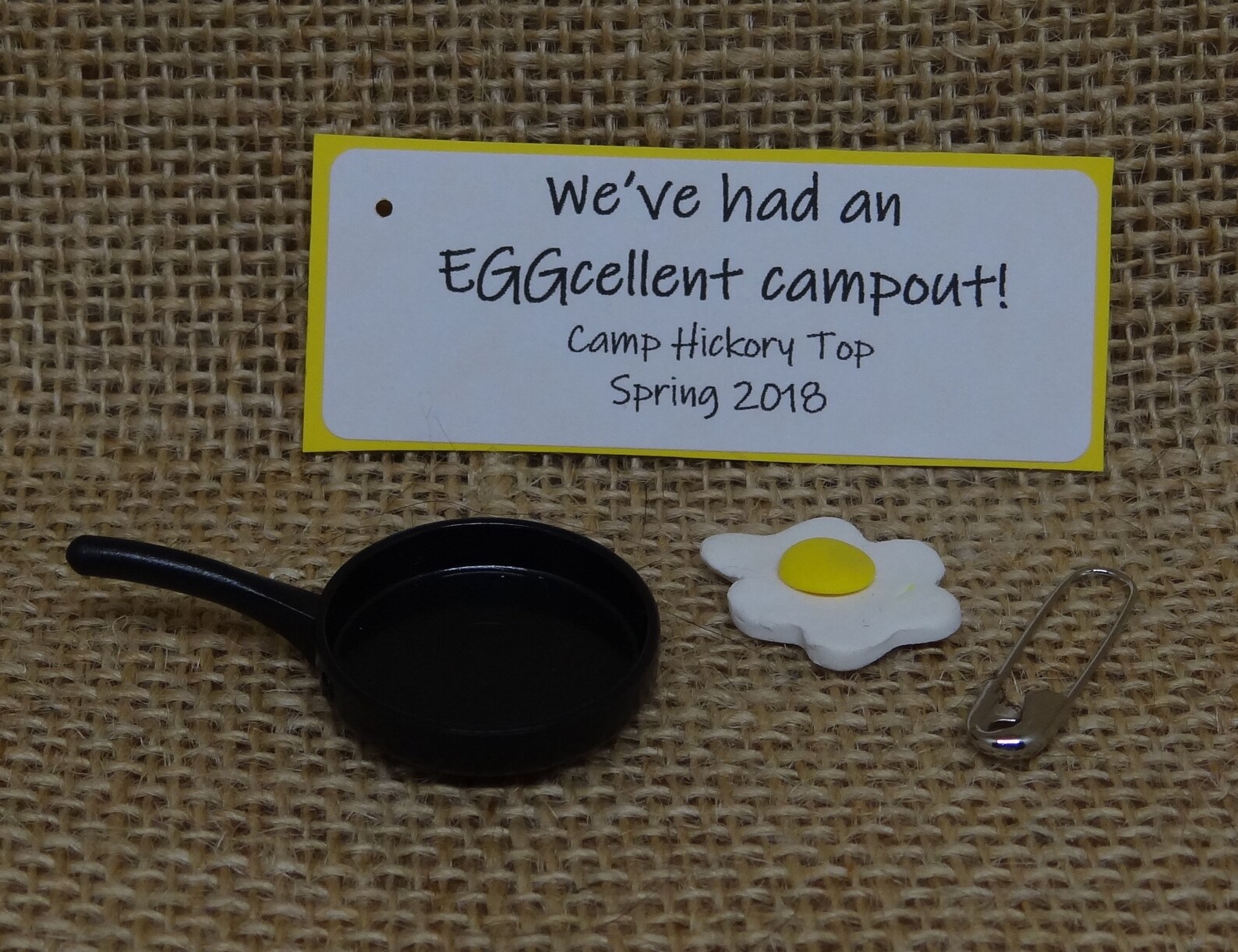 Set of Ten (10) Egg Frying Pan Camping Scout SWAP or Craft Kit - Etsy