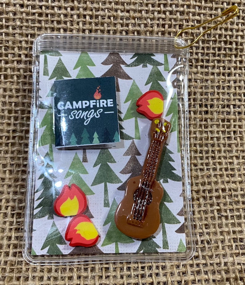 Set of Ten (10) Campfire Circle Sing Along Songs Guitar Forest Trees ...