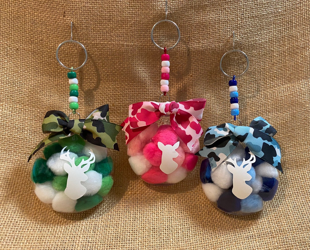 Camouflage Camo Green Blue Pink Deer Buck Doe Hunter Outdoors Christmas ...