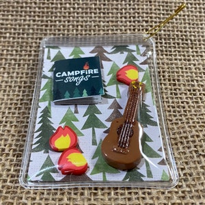 Set of Ten (10) Campfire Circle Sing Along Songs Guitar Forest Trees ...