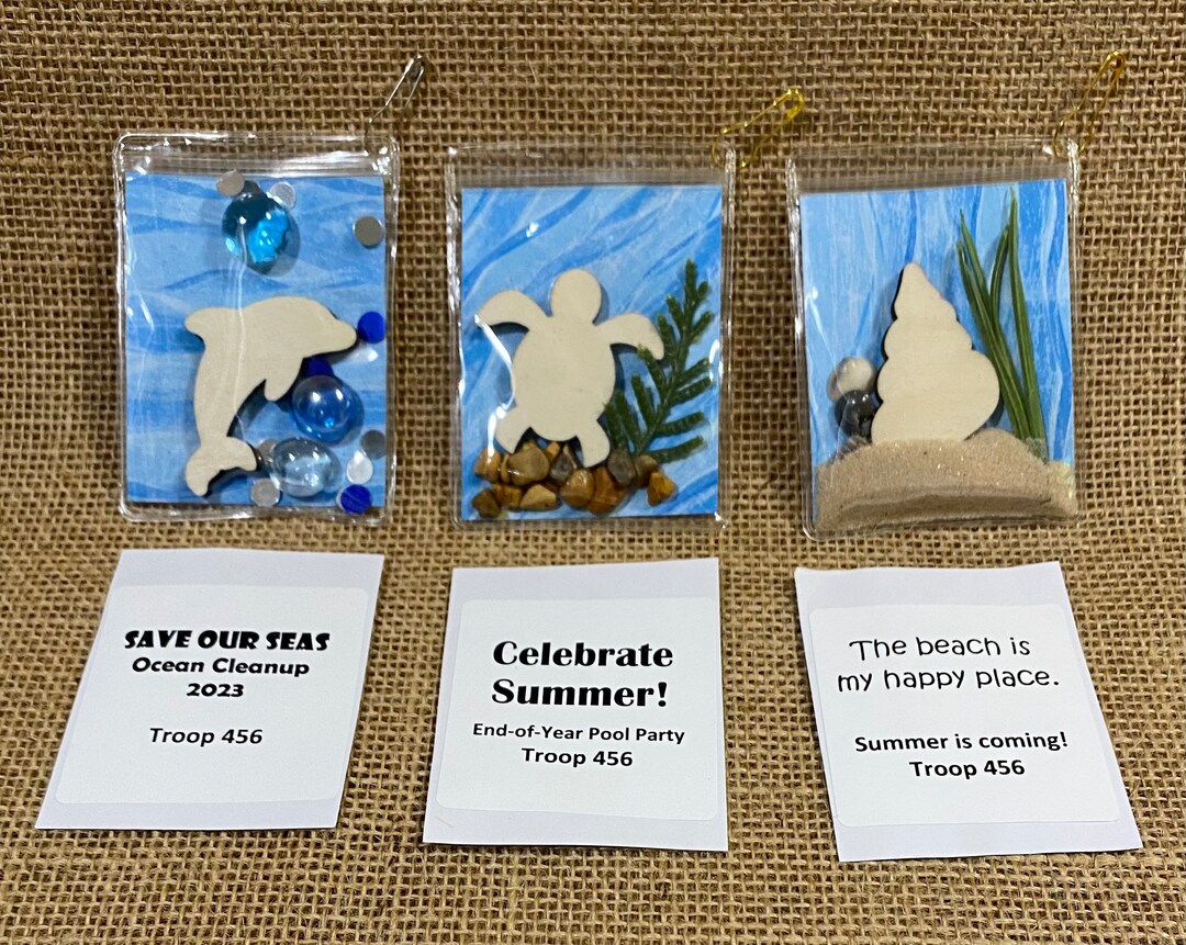 Set of Ten (10) Ocean Beach Summer Seashell Sea Turtle Dolphin Marine ...