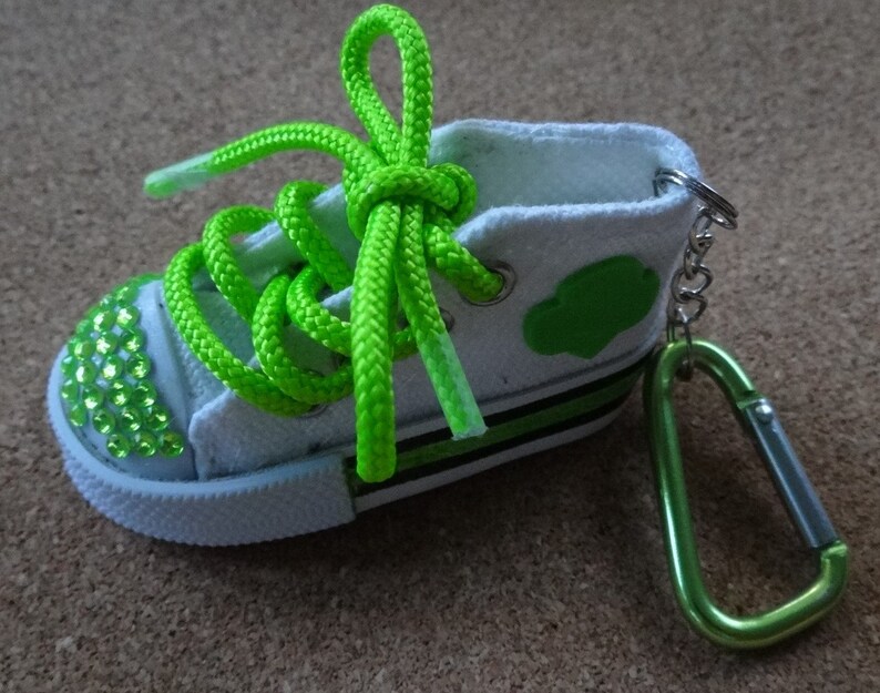 Sneaker Tennis Shoe Back Pack Bling Key Chain Scout Craft Kits - Etsy