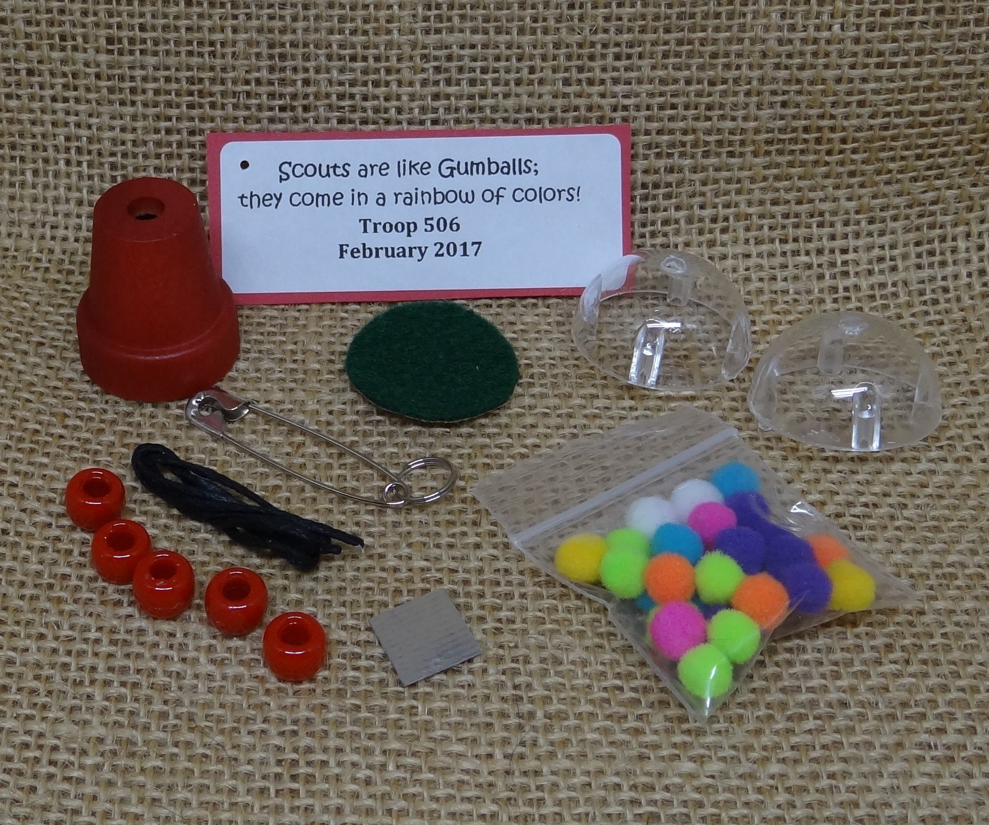 Set of Ten (10) Gumball Machine Bubblegum Celebrate Diversity Scout ...