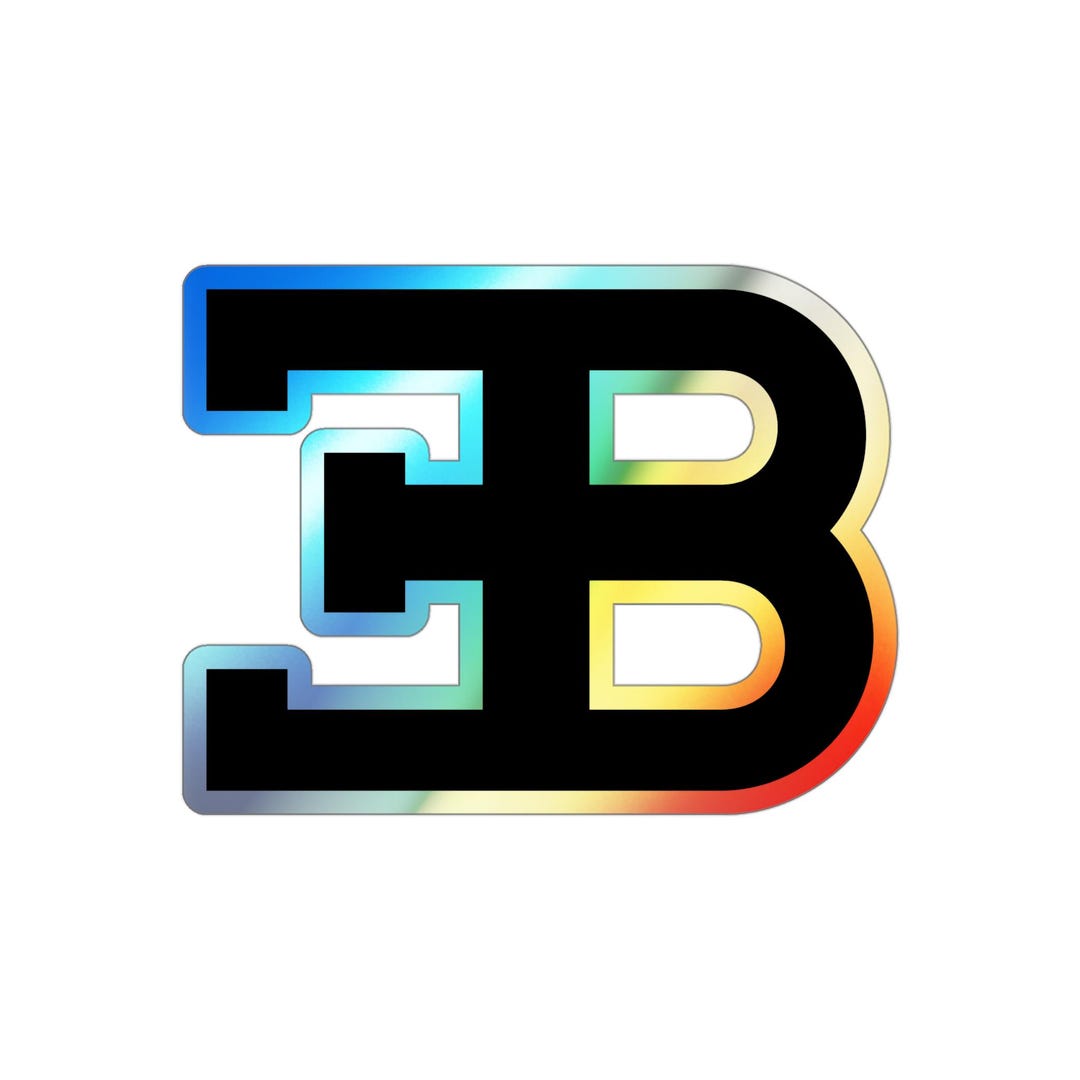 Bugatti Holographic Sticker, Car Enthusiast Decal, - Etsy