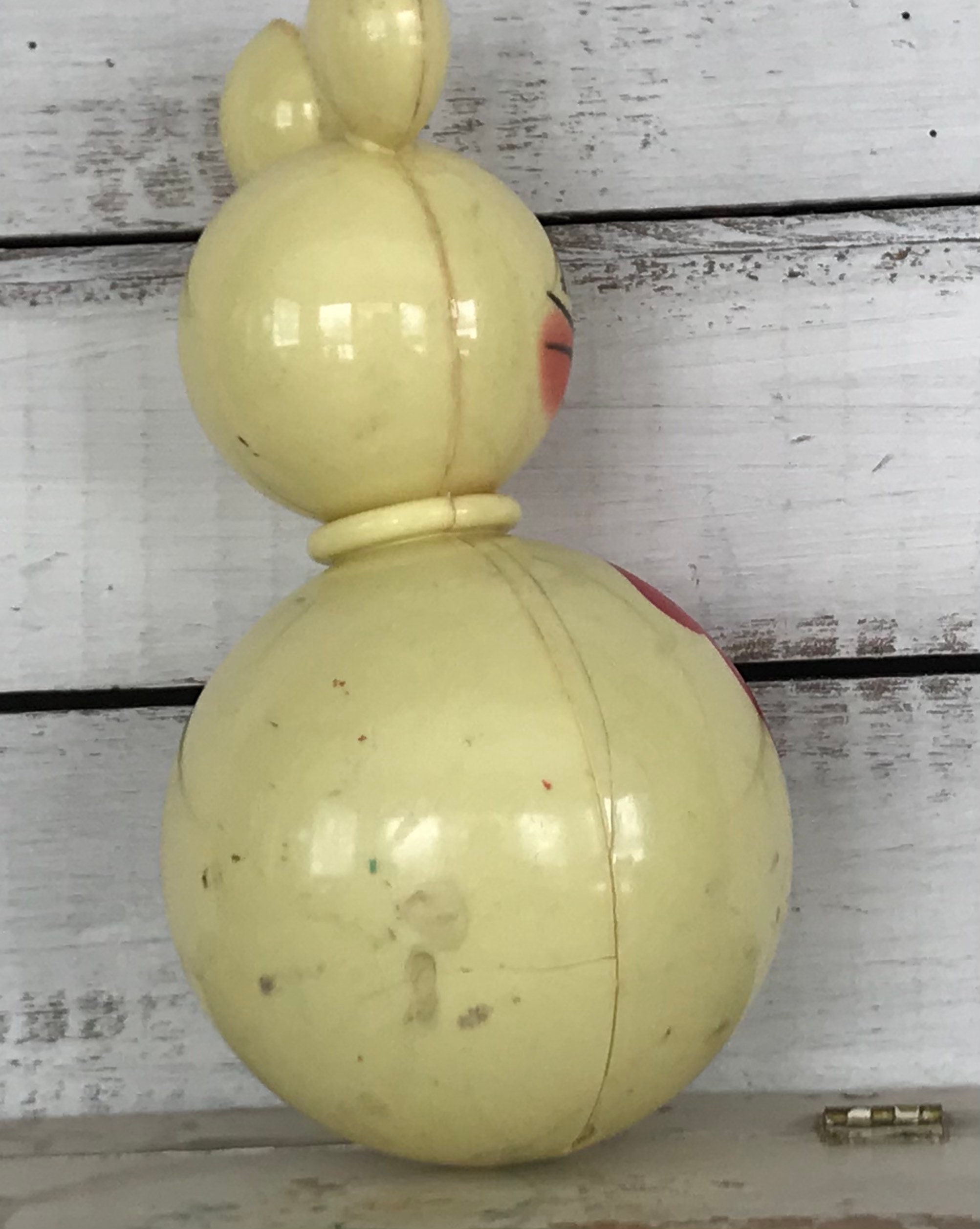 Vintage Midcentury 1950s Plastic Roly Poly Musical Painted Mouse ...