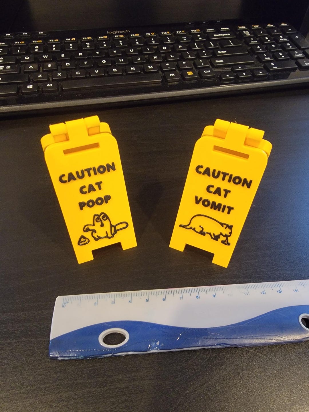 Funny Cat Warning Signs - Set of 2 - Etsy