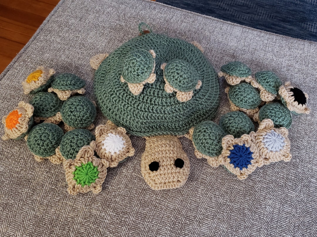 Baby Turtle Color Matching Game - Etsy