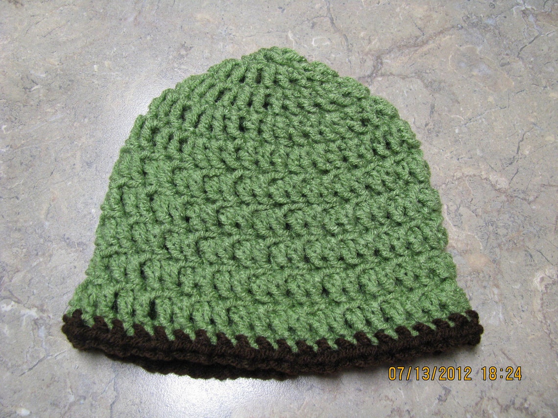 Turtle hat & shell set crochet newborn size photo prop / | Etsy