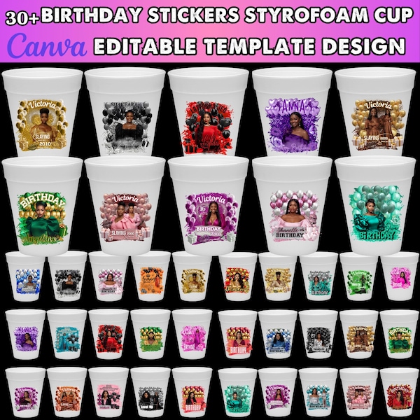 Personalized Stickers for Cups - Etsy