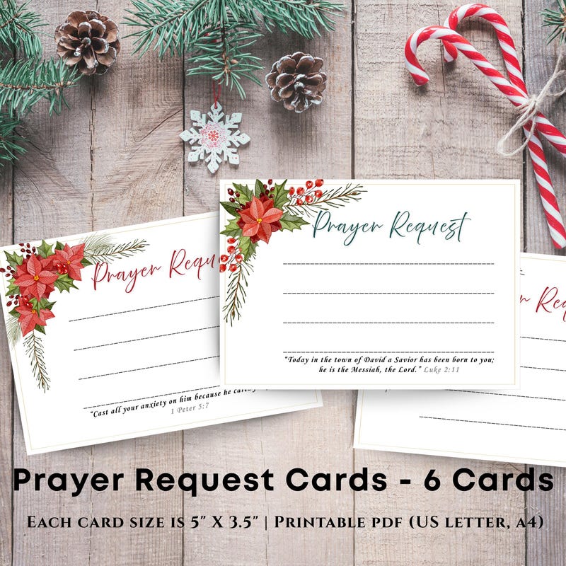 Prayer Request Cards - Etsy