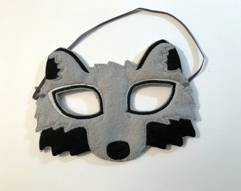 Kids wolf mask | Etsy