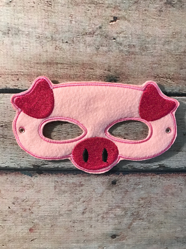 Felt Pretend Play Pig Mask for Kids - Etsy