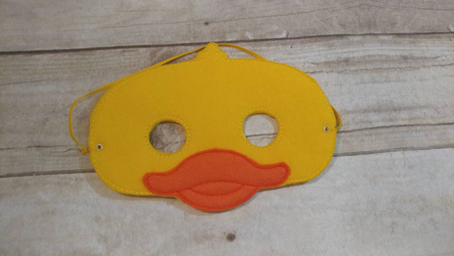 Yellow Felt Pretend Play Duck Mask for Kids - Etsy