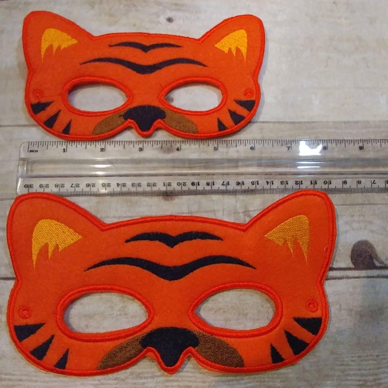 Pretend Play Felt Tiger Mask for Kids - Etsy