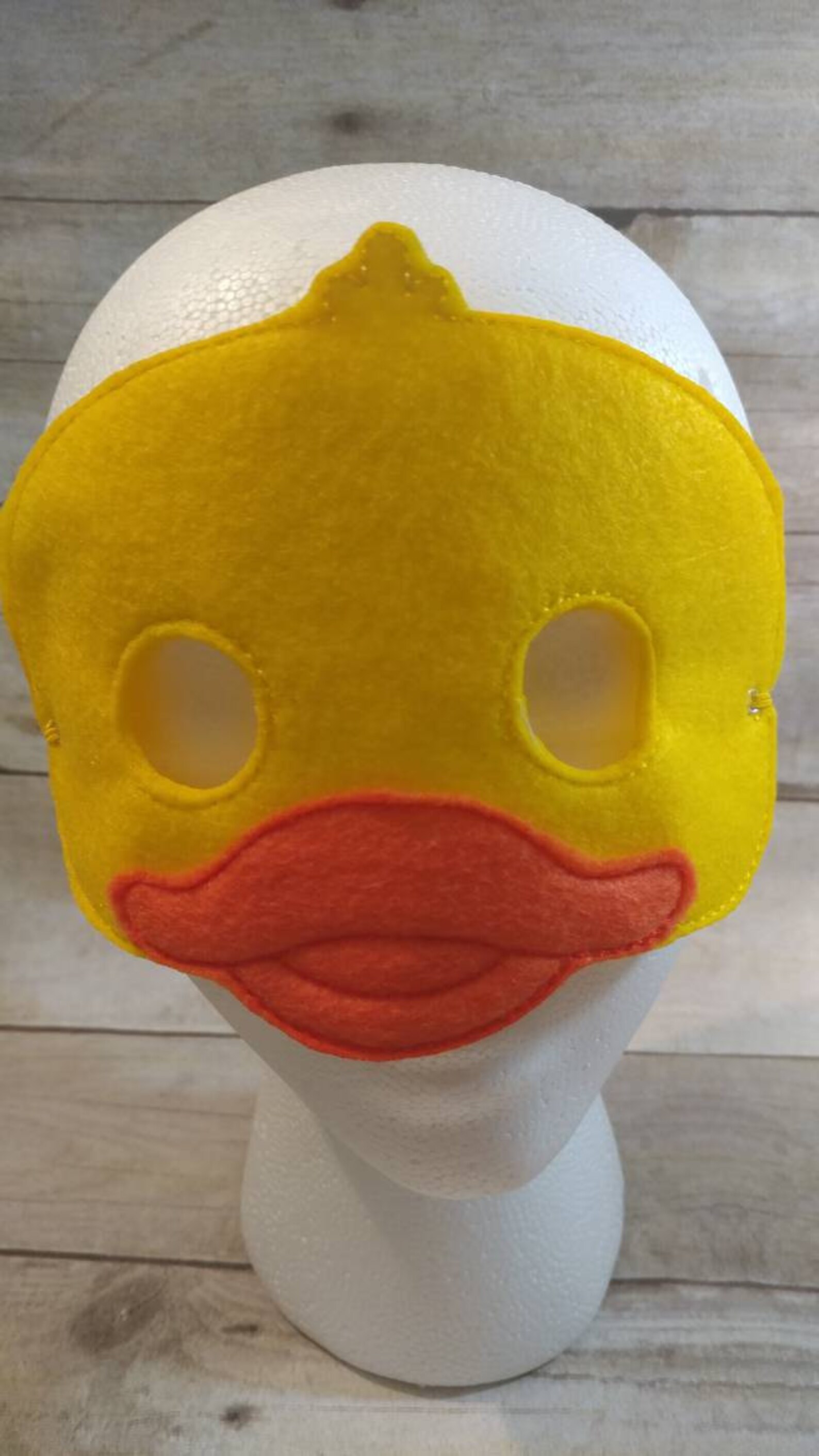 Yellow Felt Pretend Play Duck Mask for Kids - Etsy