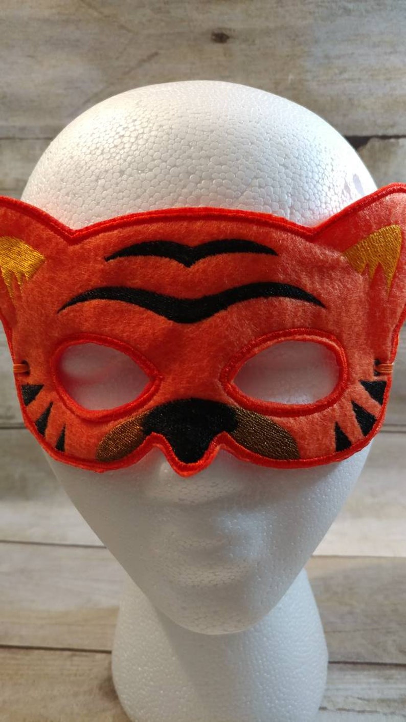 Pretend Play Felt Tiger Mask for Kids - Etsy