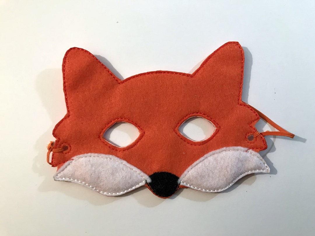Felt Fox Mask for Pretend Play by Kids - Etsy