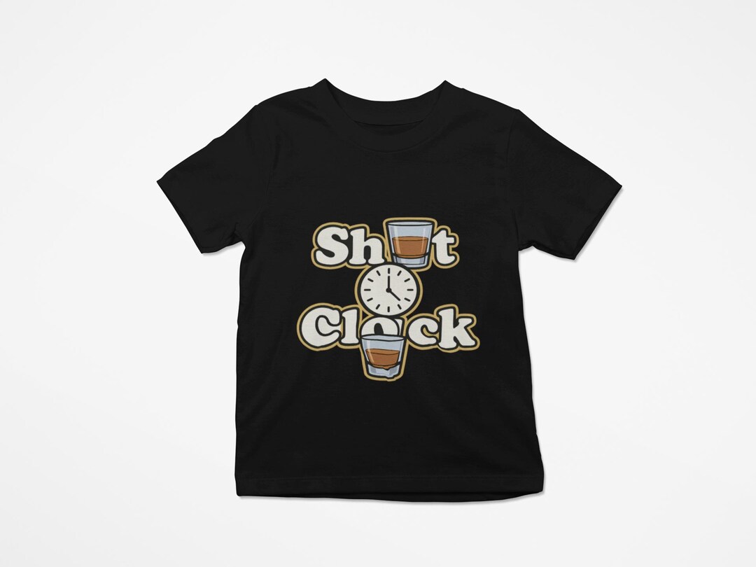 Shot O'clock T-shirt - Fun Drinking Shirt for When It's Time to Party ...