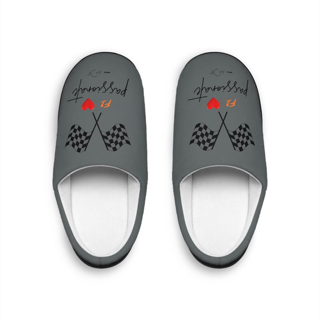 Racing Slippers, Formula 1 House Shoes for Men, Car Enthusiast Indoor ...
