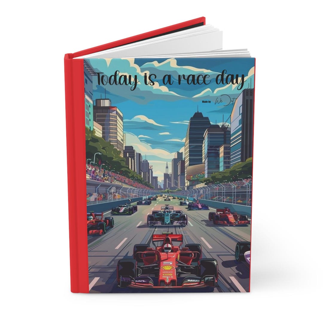 Formula Race Day Hardcover Journal - Perfect for Motorsports Fans ...
