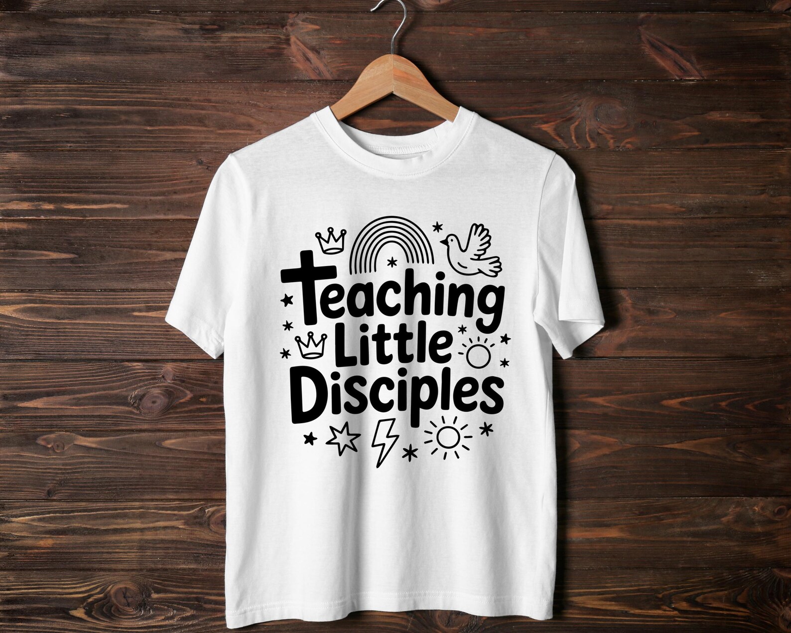 Teaching Little Disciples Svg,religious Bible Verse Design Svg,retro ...