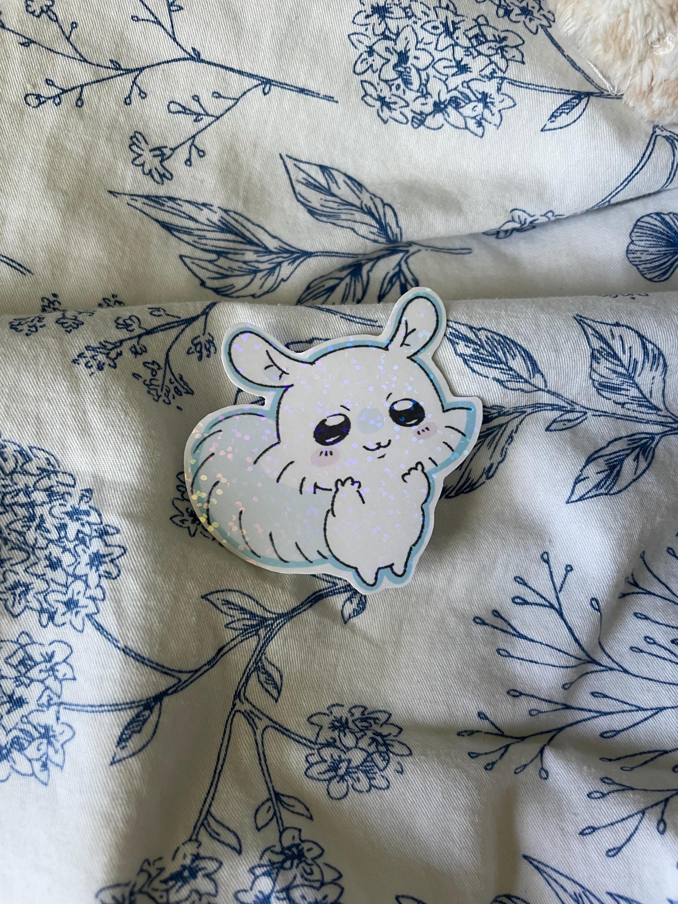 Chiikawa | Holo Momonga Sticker - Etsy