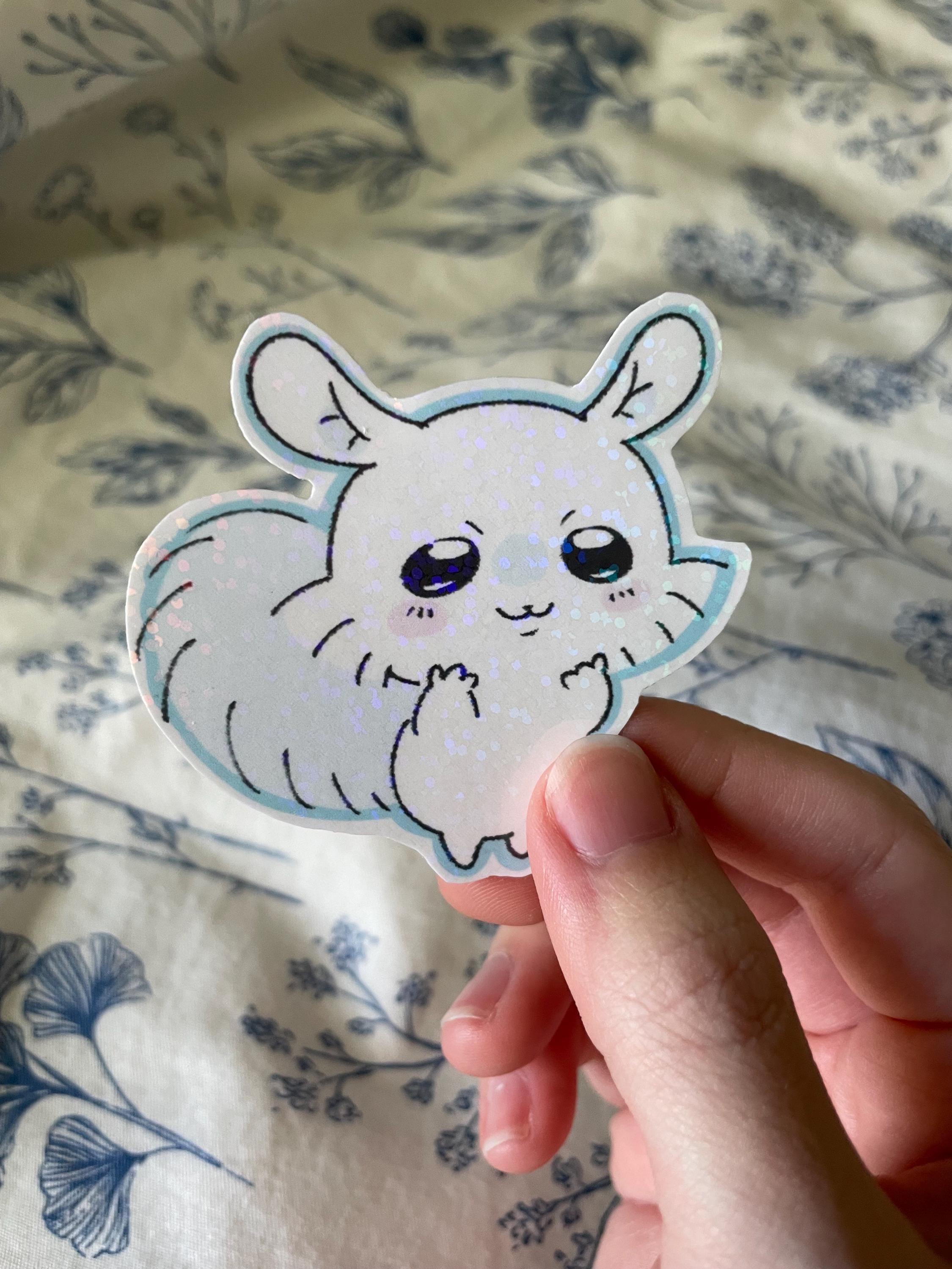 Chiikawa | Holo Momonga Sticker - Etsy