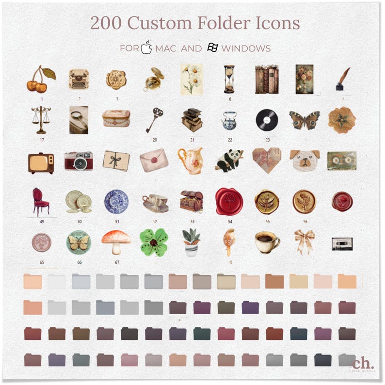 2025–2026 Vintage Desktop Organizer Wallpaper Set – Antique Aesthetic ...