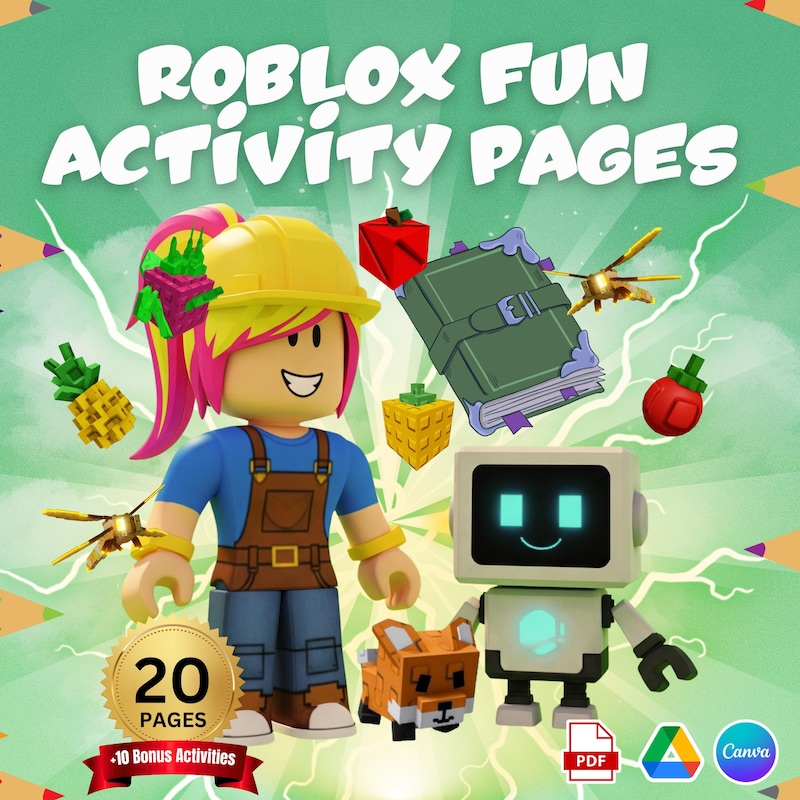 Roblox Grow a Garden Coloring Pages - Etsy